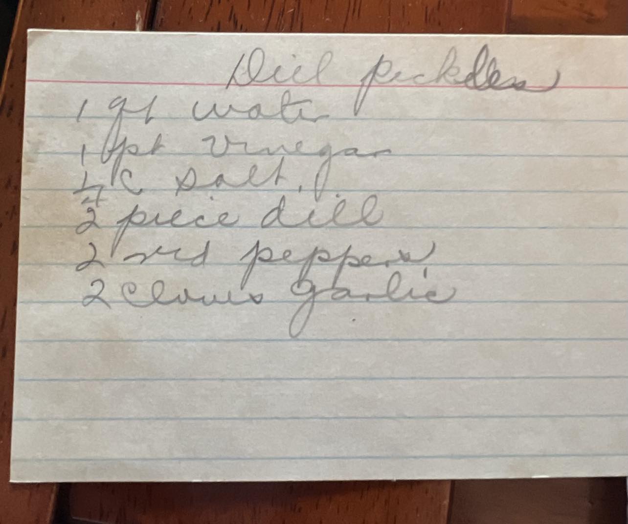 Cooking Through Grandma’s Vintage Recipes: Dill Pickles